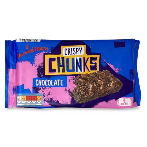 Chocolate Crispy Chunks 4 Pack Aldi Ie
