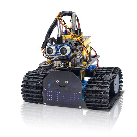 OEM Keyestudio DIY Mini Tank V Smart BT Robot Car Kit Stem Robot Kit For Arduino