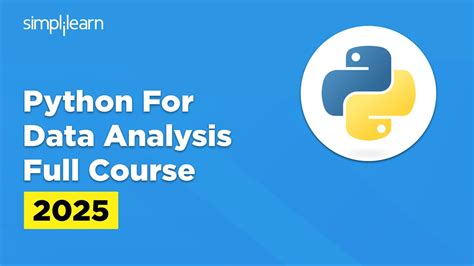 Python For Data Analytics Full Course 2025 Python Data Analytics For Beginners Simplilearn