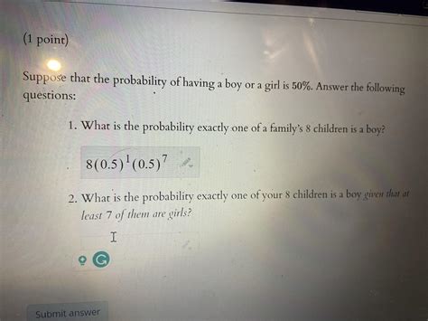 Solved Suppose That The Probability Of Having A Babe Or A Chegg Com