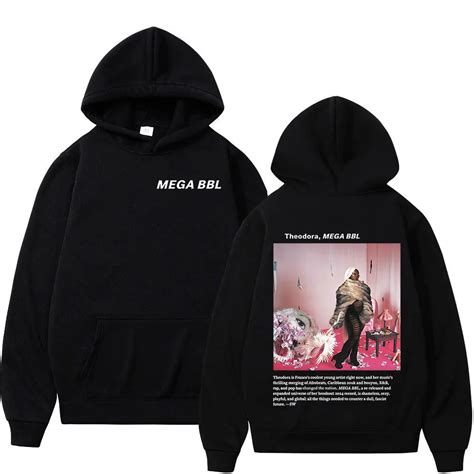Rapper Theodora Mega Bbl Album Merch Hoodie Men Women Hip Hop Fashion