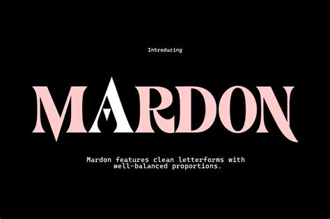 Mardon Font Madfonts