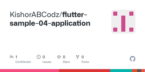 Flutter Sample Application Lib Main Dart At Master Kishorabcodz Flutter Sample