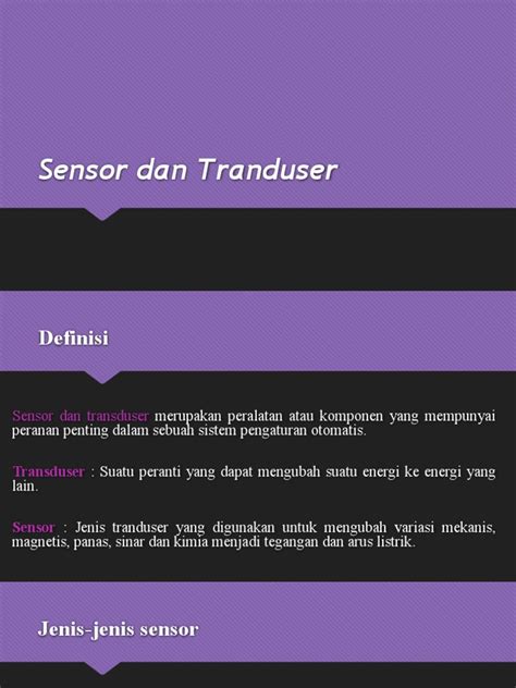 Sensor Dan Tranduser Pdf