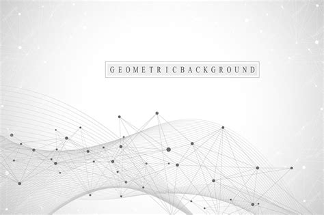 Premium Vector Technology Abstract Background With Connected Line And