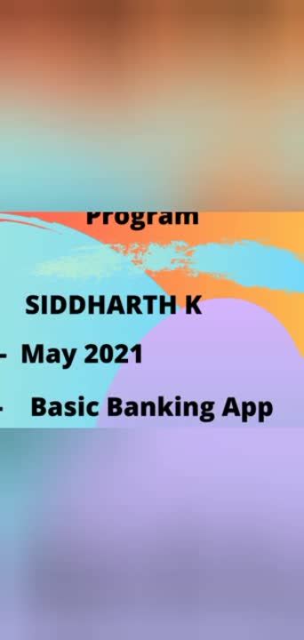 Siddharth Krishnan On Linkedin Gripmay21 Banking