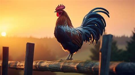 Premium Photo Rooster Illustration Cock Illustration