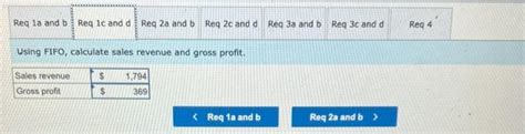 Solved Exercise Algo Calculate Inventory Amounts When Chegg
