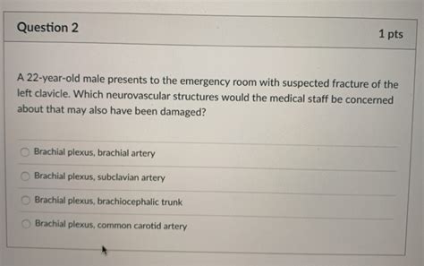 Solved Question 2 1 Pts A 22 Year Old Male Presents To The