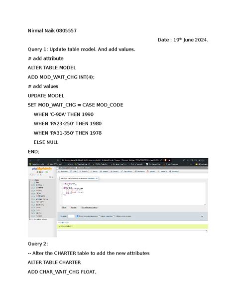 Lab4 Lab Material Nirmal Naik 0805557 Date 19th June 2024 Query