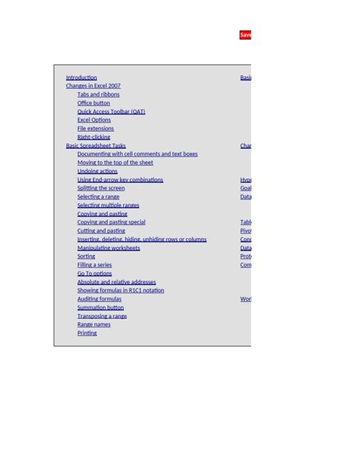 Excel Tutorial For Windows Excel 2007 Pdf Microsoft Excel