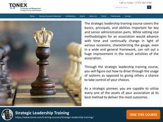 Strategic Leadership Training | PPT
