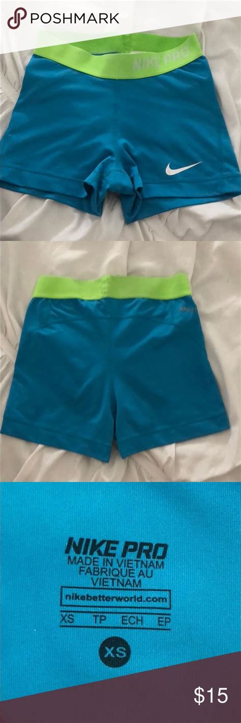 Blue Nike Pro Spandex Shorts Nike Pro Spandex Blue Nike Pros Nike Pros
