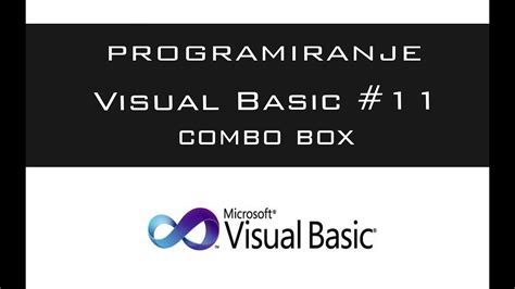 VISUAL BASIC TUTORIAL Combo Box HD YouTube