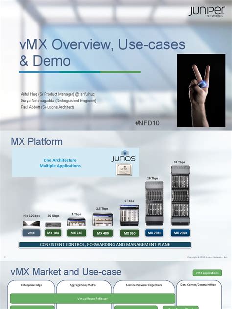 Vmx Overview Use Cases And Demo Pdf Virtual Private Network Computer Network