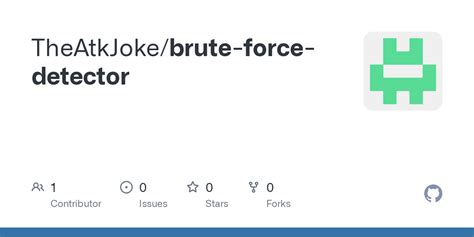 Github Theatkjokebrute Force Detector