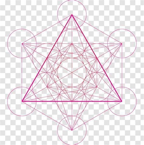 Metatron S Cube Overlapping Circles Grid Animated Film Transparent PNG