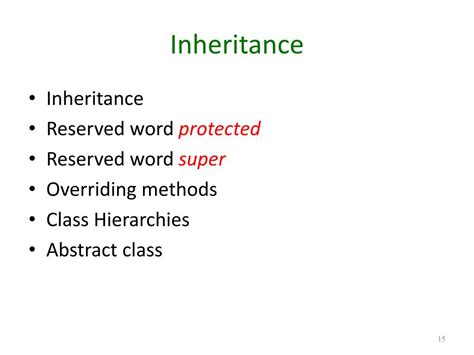 Ppt Classes Objects Inheritance Powerpoint Presentation Free