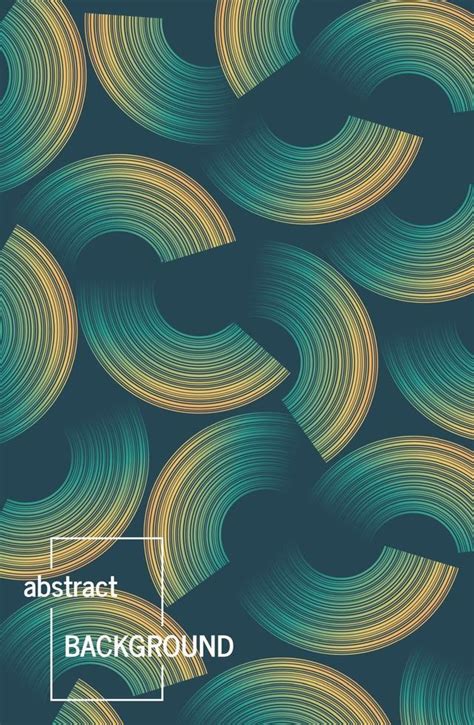 Trendy Geometric Background With Abstract Circles Shapes Futuristic