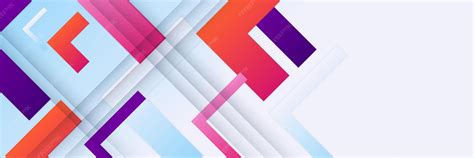 Premium Vector Abstract Arrow Colorful Banner Background Gradient Dynamic Vibrant Geometric