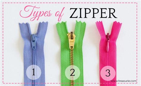 Types Of Zipper Type Sizes Parts Measuring Zippers TREASURIE