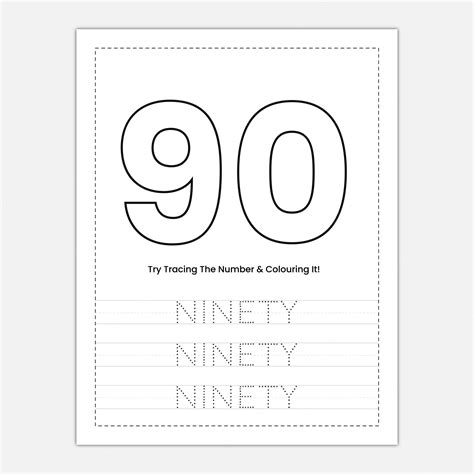 유치원 아이들을 위한 숫자 추적 및 숫자 단어 추적 색칠 활동 워크시트 프리미엄 벡터