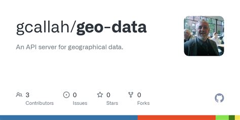 GitHub Gcallah Geo Data An API Server For Geographical Data