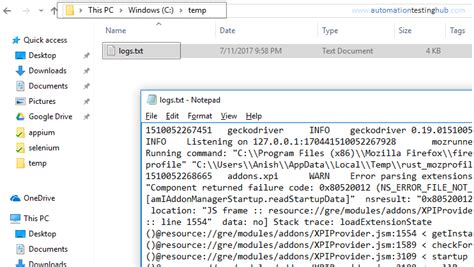 Disable Firefox Logs With Selenium AutomationTestingHub
