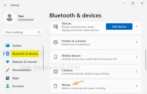Change Mouse Scroll Direction Windows Password Recovery