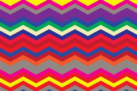 Premium Vector Vintage Colorful Zigzag Chevron Lines Texture Vector Art