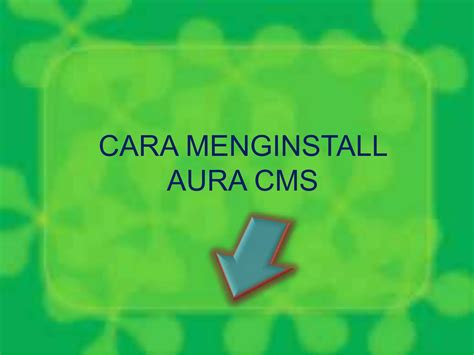 Install Xampp Dan Cms Pptx