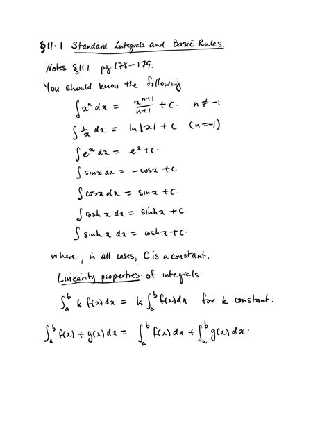 Topic 11 Integration Techniques Math1021 Studocu