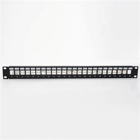High Quantity Shielded Blank Empty 24 Port Patch Panel With Cable Management Blank Patch Panel