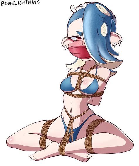 Rule 34 Arms Behind Back Blush Bondage Bondage Bondage Bound Boundlightning Breasts Crossed