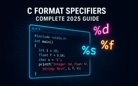 Format Specifiers In C List Examples And Guide [2025]