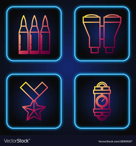Set line detonate dynamite bomb stick and timer Vector Image