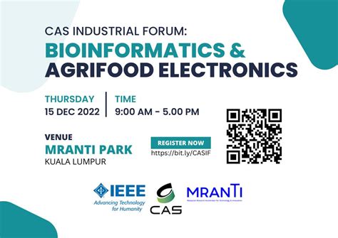 Cas Industrial Forum On Bioinformatics And Electronics For Agrifood And Environmental