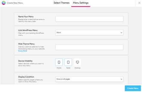 Responsive Menu
