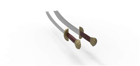 3d Printed Zuko Dual Swords From Avatar Tv Series By Cosplayitemsrock