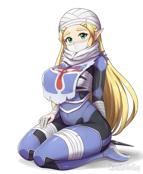 Princess Zelda And Sheik The Legend Of Zelda And More Drawn By Canadiananiguy Danbooru