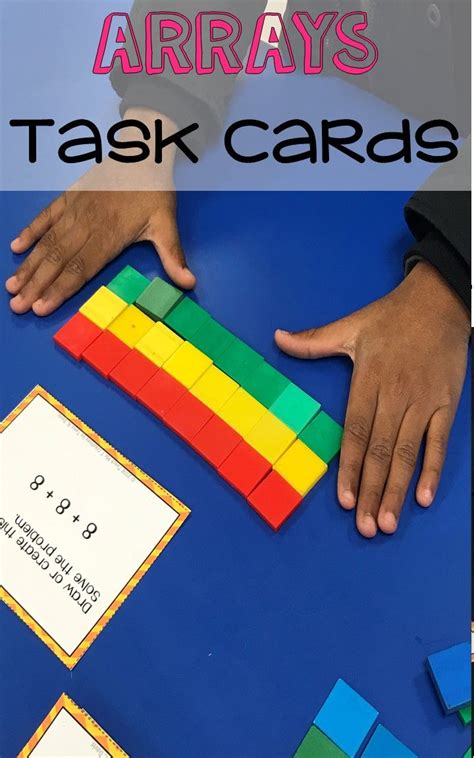 Arrays And Repeated Addition Task Cards Addition Task Cards Task