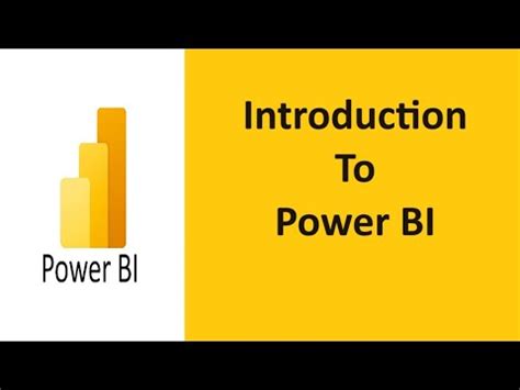 What is Power BI? A Beginner's Guide to Microsoft's Powerful Data Visualization Tool - YouTube