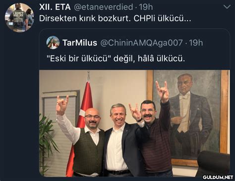 Xii Eta Etaneverdied · 19h Dirsekten Kırık Bozkurt Chpii ülkücü I