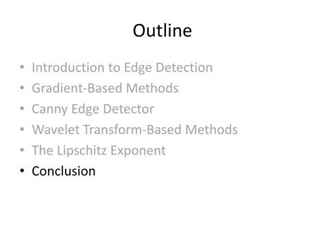 Ppt Edge Detection And Wavelet Transform Powerpoint Presentation