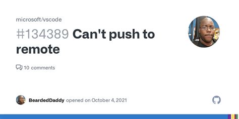 Can T Push To Remote Issue 134389 Microsoft Vscode GitHub