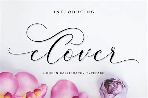 Clover Script 247144 Script Fonts Font Bundles Feminine Fonts