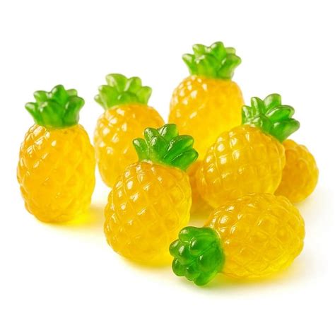 Ny Spice Shop 3d Gummy Pineapples 1 Pound Gummy Candy Jelly Fruit