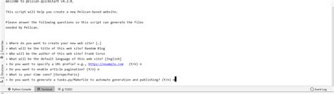 Setting Up Pelican Static Site Generator Franks Blog