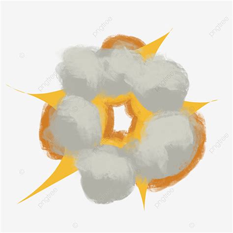 회색 먼지 게임 일러스트 폭발 효과 꽃잎 연기 폭파 만화 효과 Png 일러스트 및 Psd 이미지 무료 다운로드 Pngtree