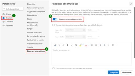 Outlook Programmer Une Réponse Automatique Le Crabe Info